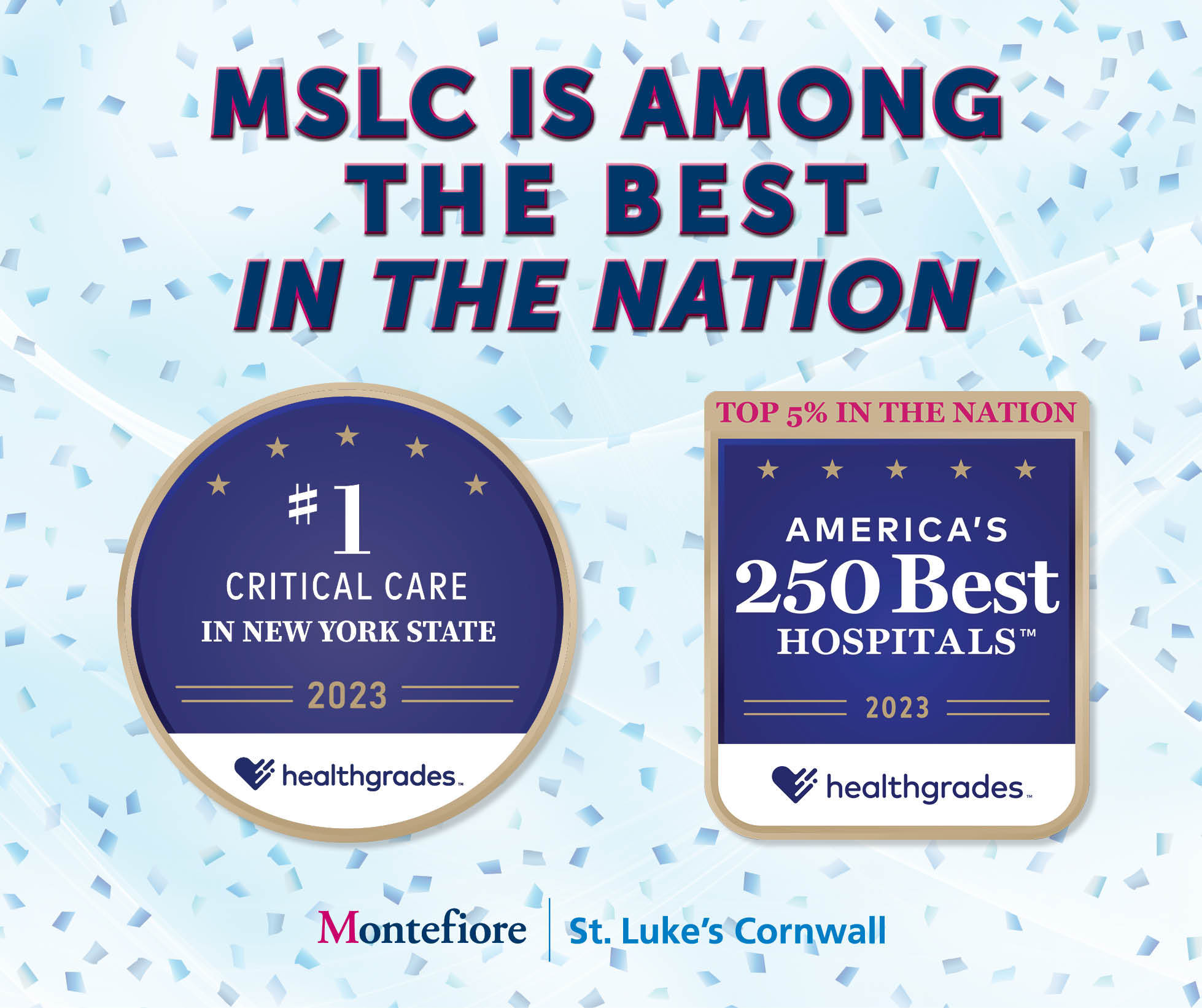MONTEFIORE ST. LUKE’S CORNWALL NAMED #1 FOR CRITICAL CARE in NEW YORK ...
